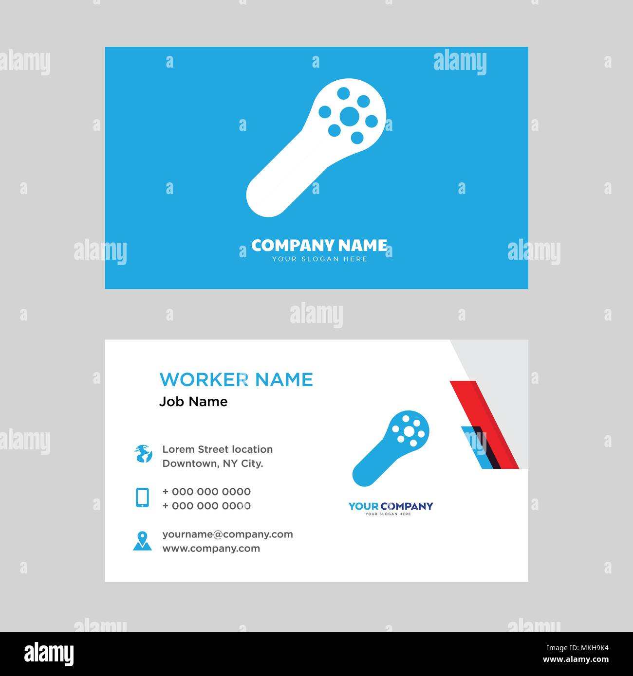 Muscle Fiber business card design template, Visiting for your company ...
