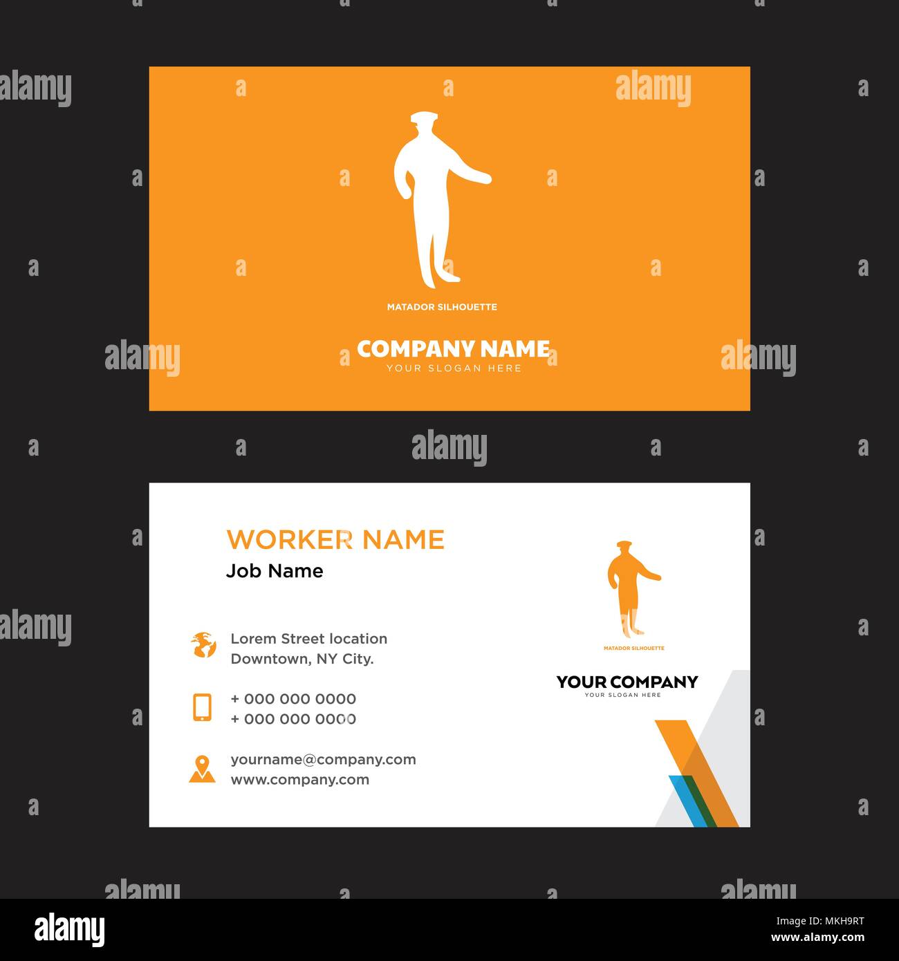 matador business card design template, Visiting for your company ...