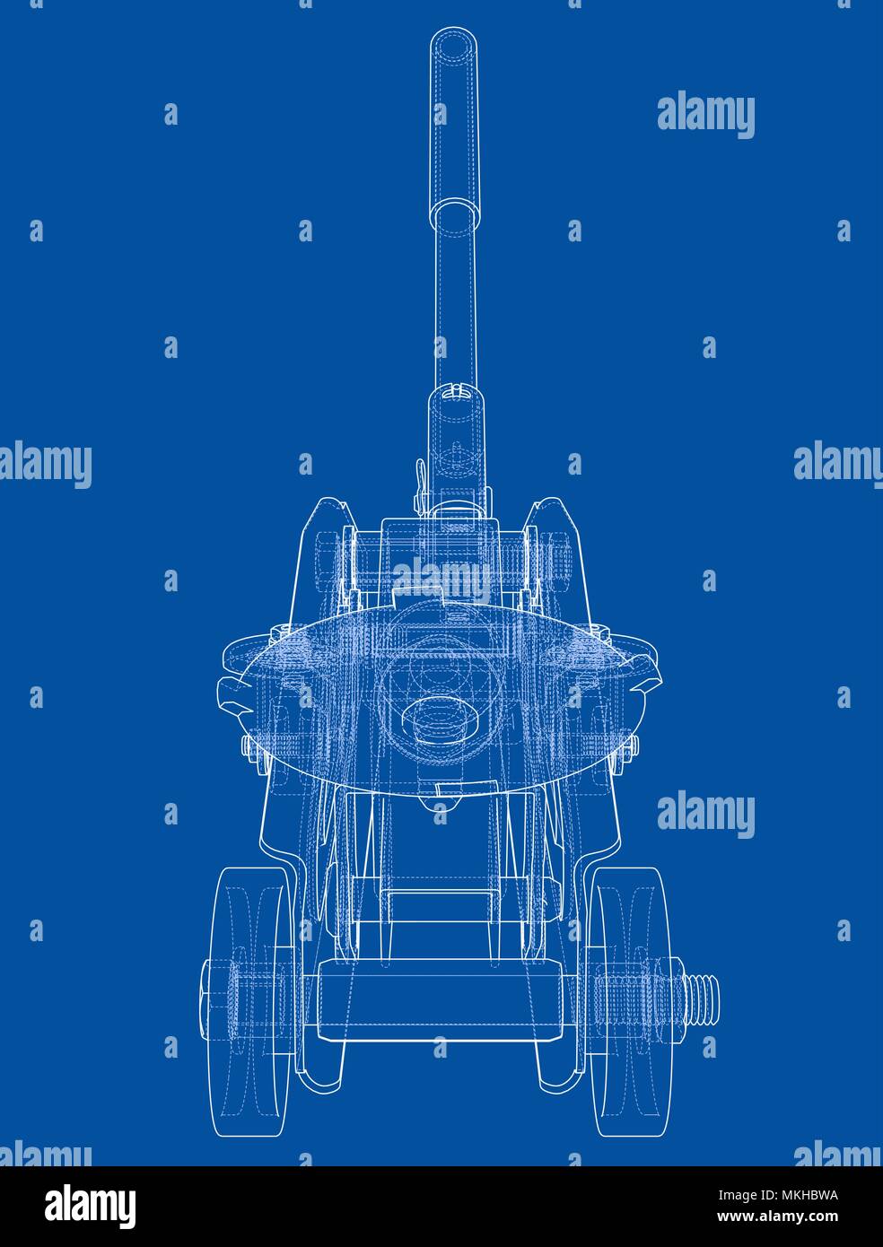 Hydraulic floor jack outline. Vector Stock Vector Image & Art - Alamy