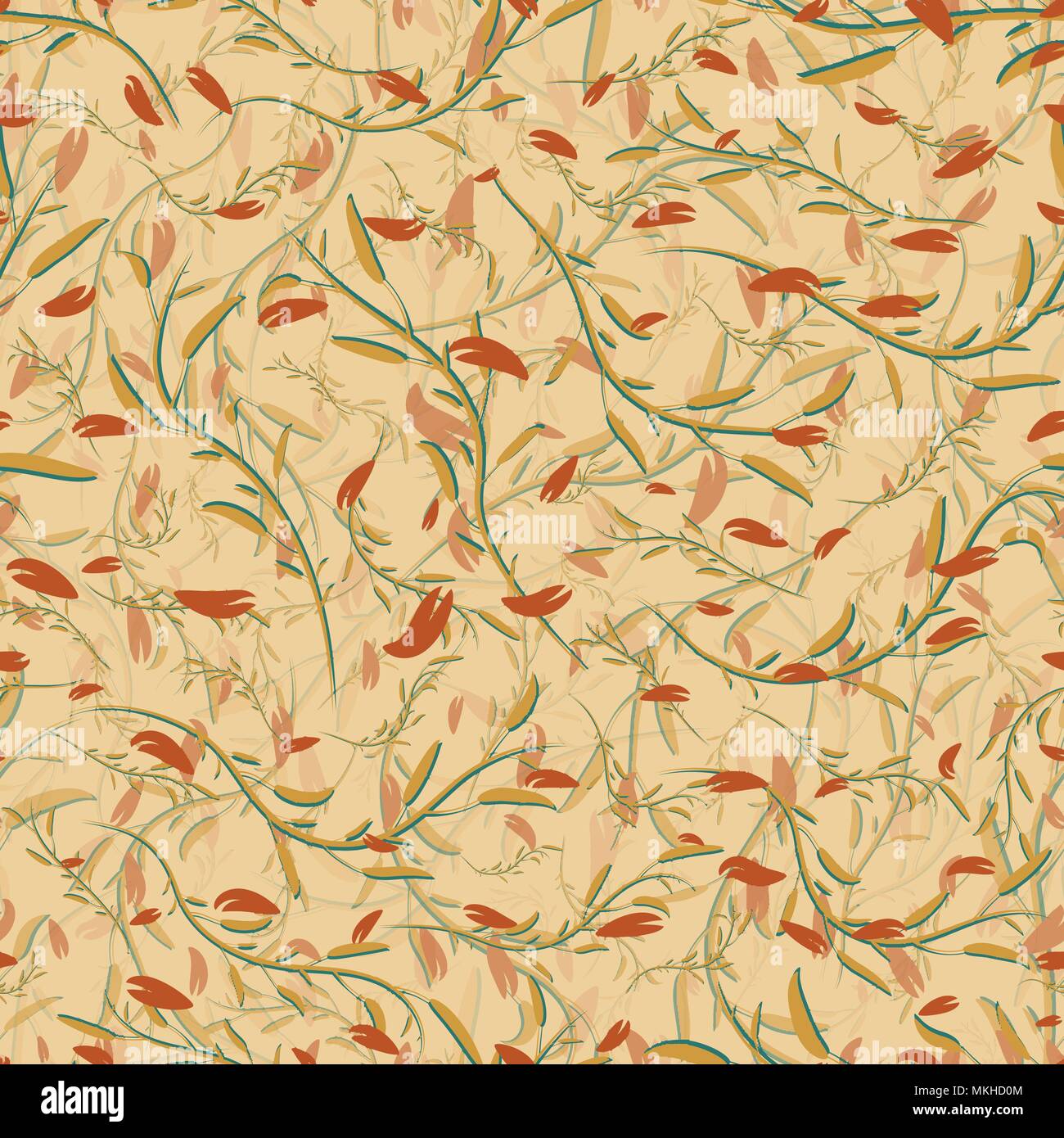 Wildflowers repeating pattern hi-res stock photography and images - Alamy