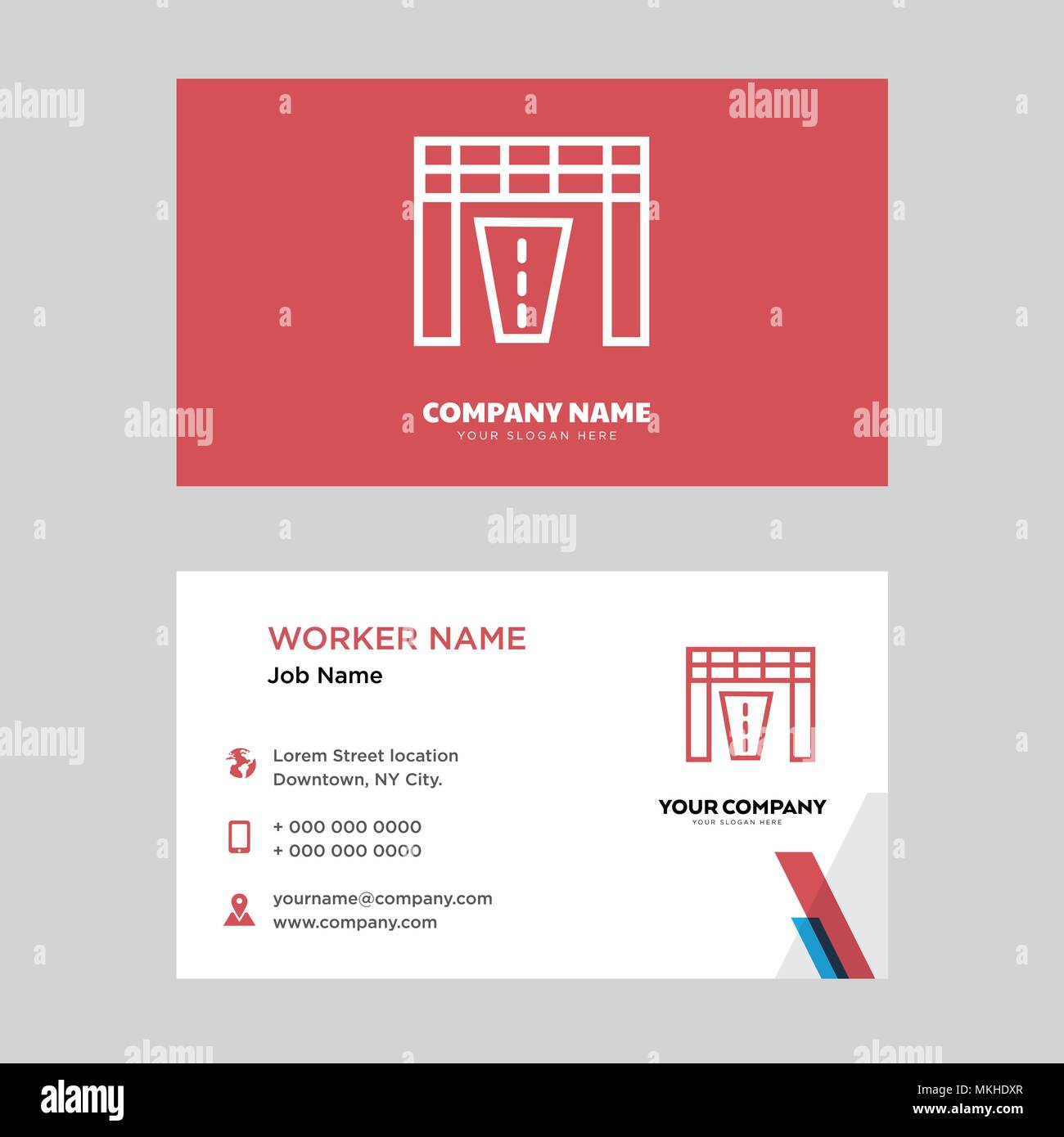 Racing business card design template, Visiting for your company, Modern ...