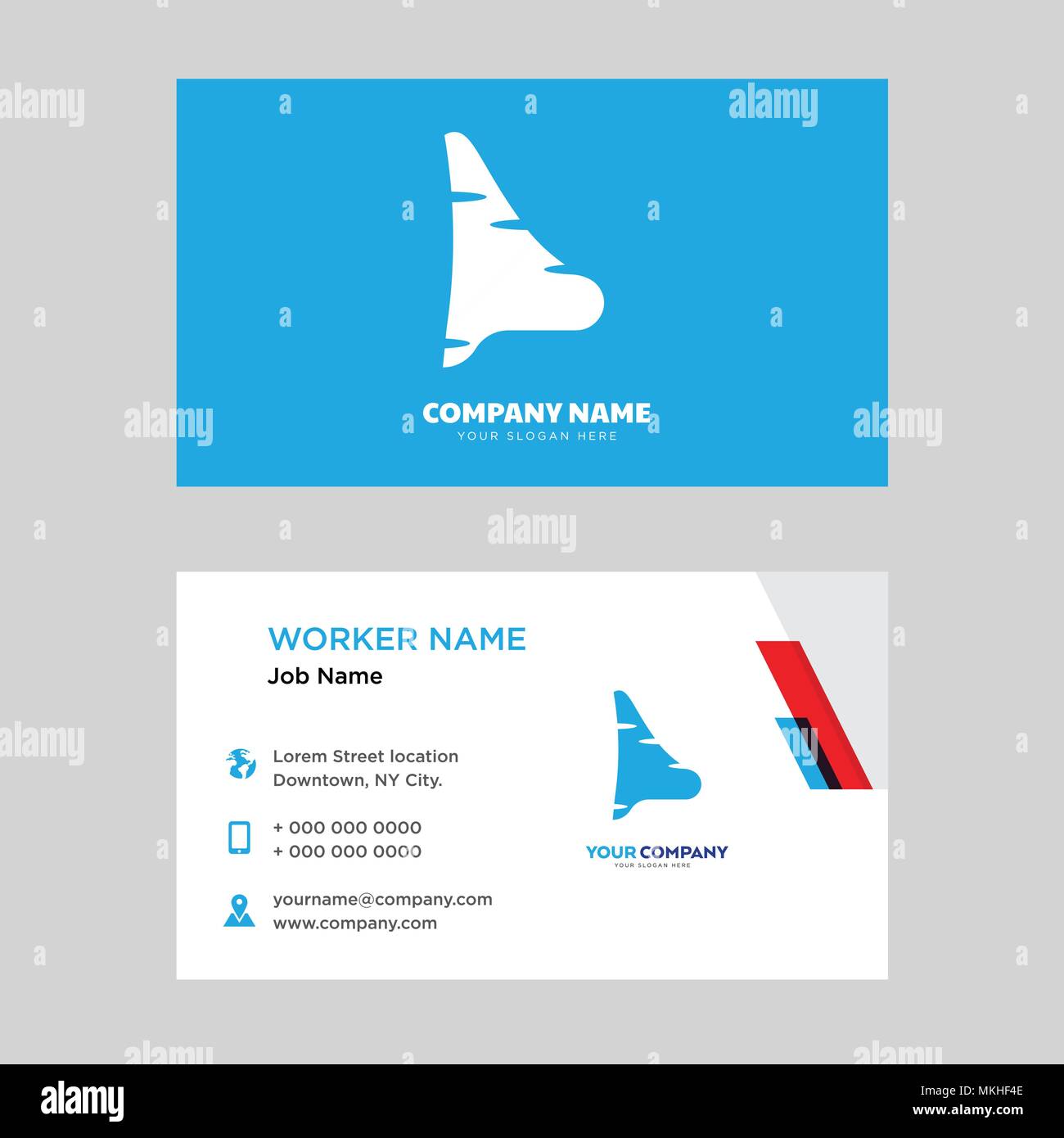 Big Nose business card design template, Visiting for your company ...