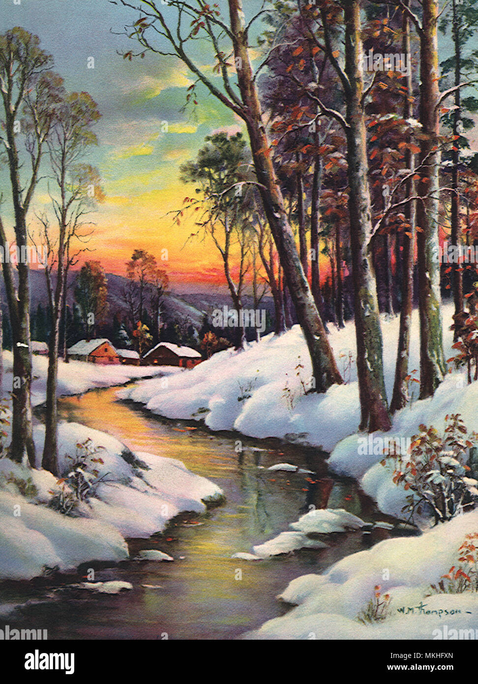 Winter River Scenes