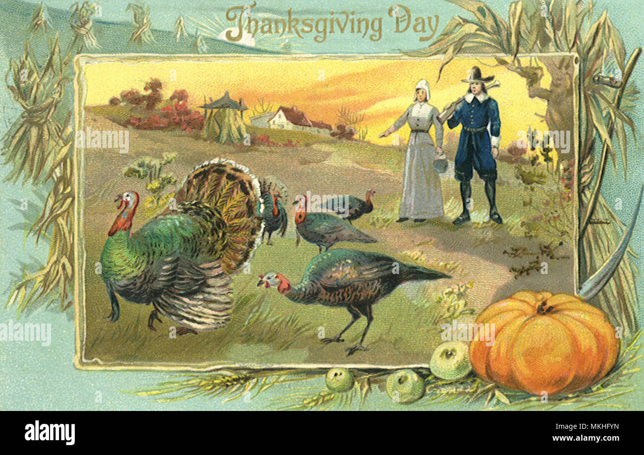 The pilgrims dinner hi-res stock photography and images - Alamy