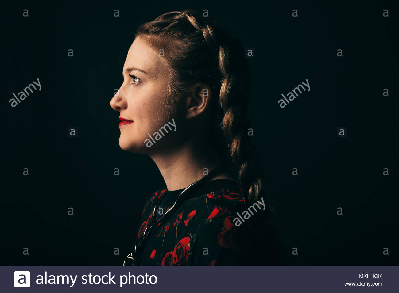 Side profile wonder hi-res stock photography and images - Alamy