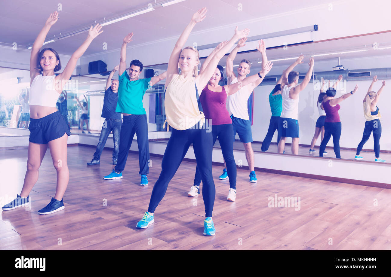 Zumba dance teacher hi-res stock photography and images - Alamy