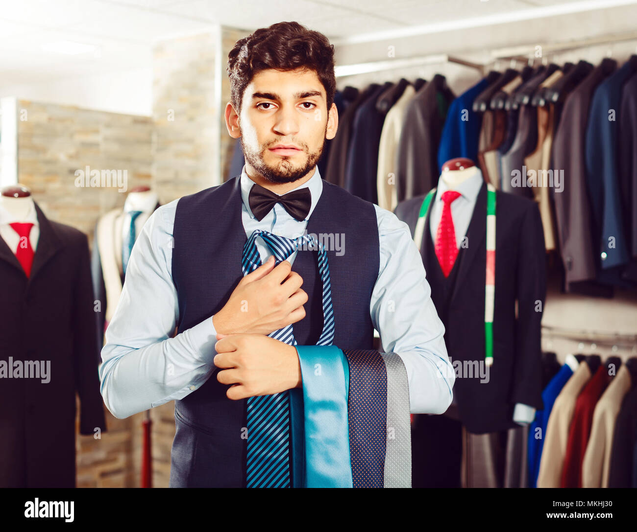 Guy picking up shop hi-res stock photography and images - Alamy