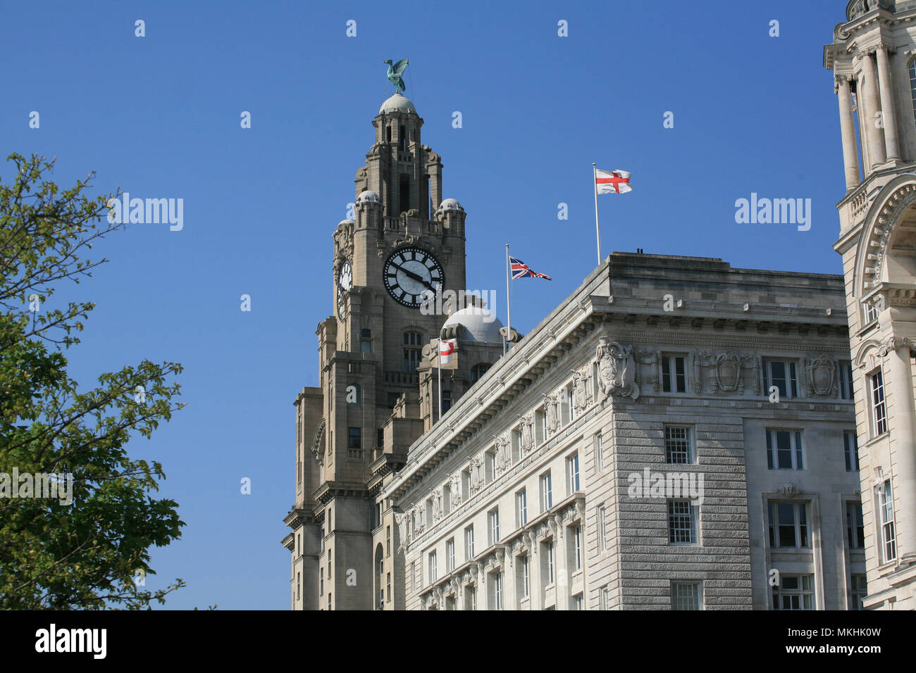 sunny May bank holiday in Liverpool Stock Photo - Alamy