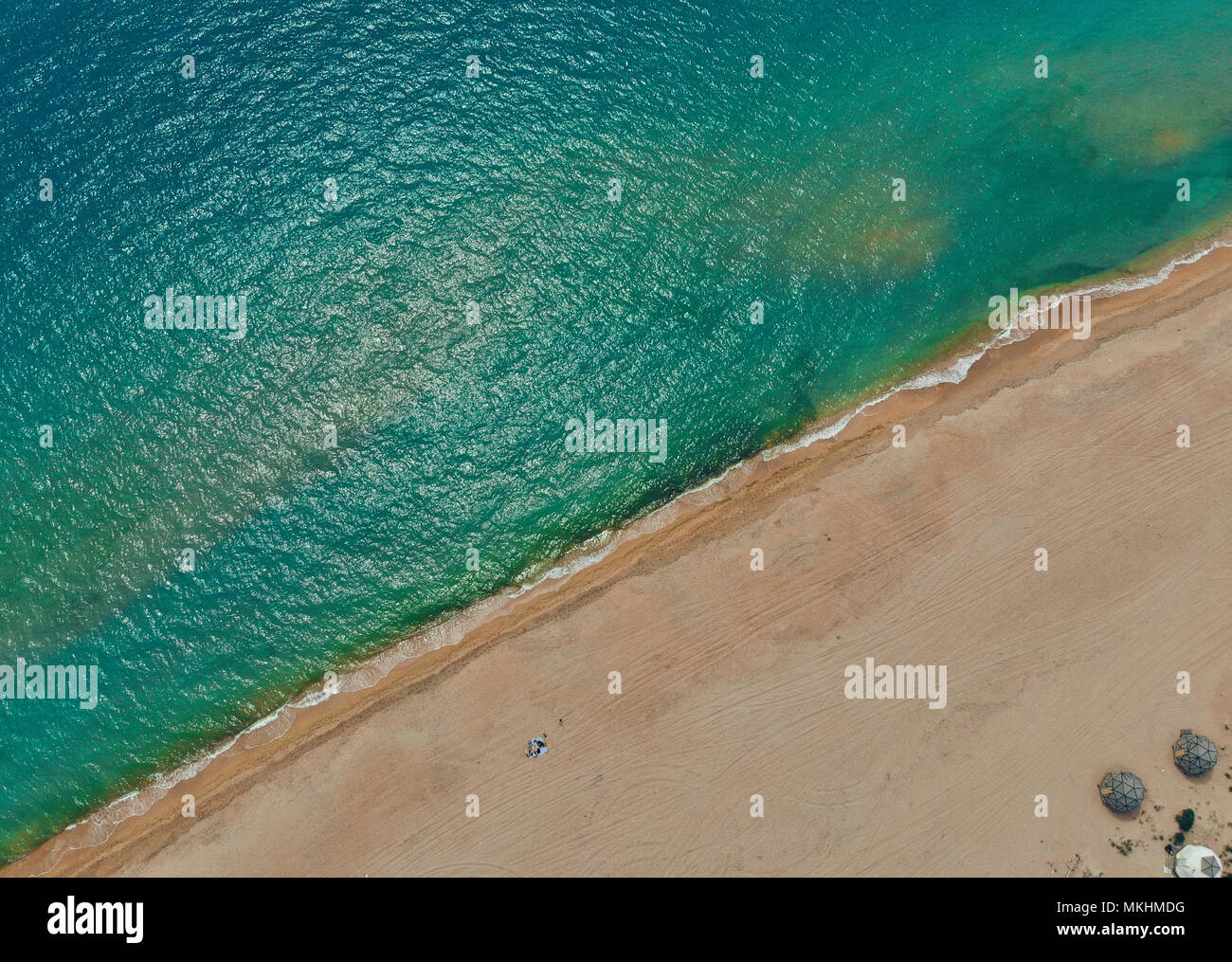 top view of the sea beach Stock Photo - Alamy