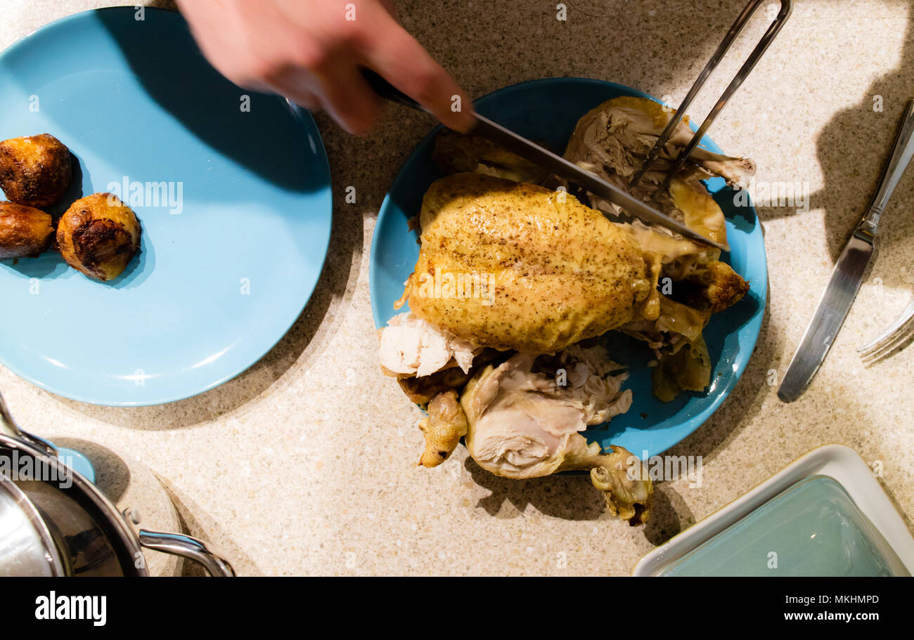 Freshly cooked chicken vegetables hi-res stock photography and images ...