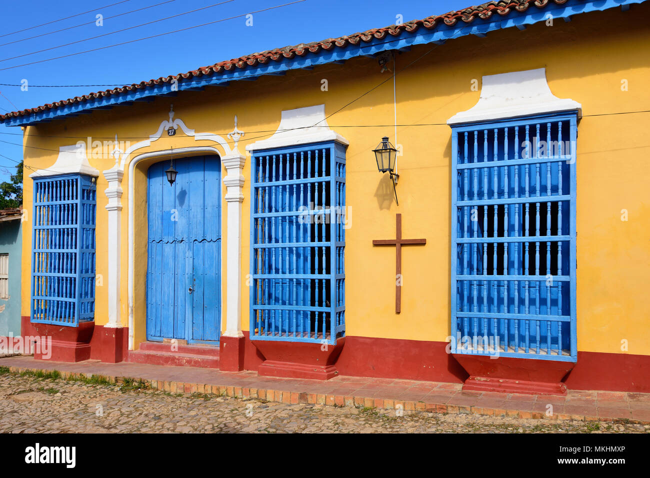 Architecture of Trinidad, Cuba. UNESCO World Heritage Site, Cuba Stock ...