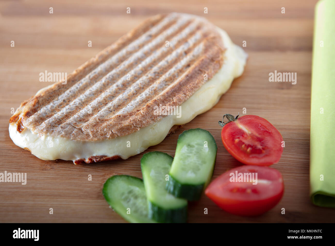 Turkish Sandwich Toast (Tost) with cheddar or melted cheese , Selective ...
