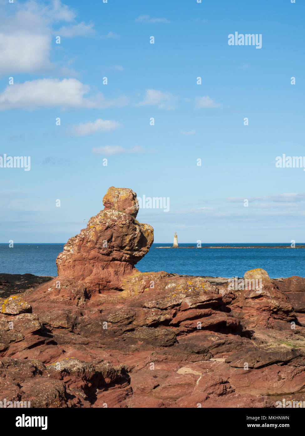 Seacliff harbour scotland hi-res stock photography and images - Alamy