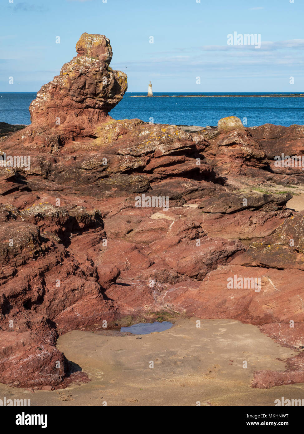 Seacliff harbour scotland hi-res stock photography and images - Alamy