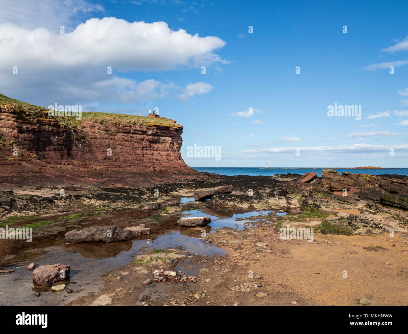 Seacliff, East Lothian, Scotland - the secret cove and location of one ...