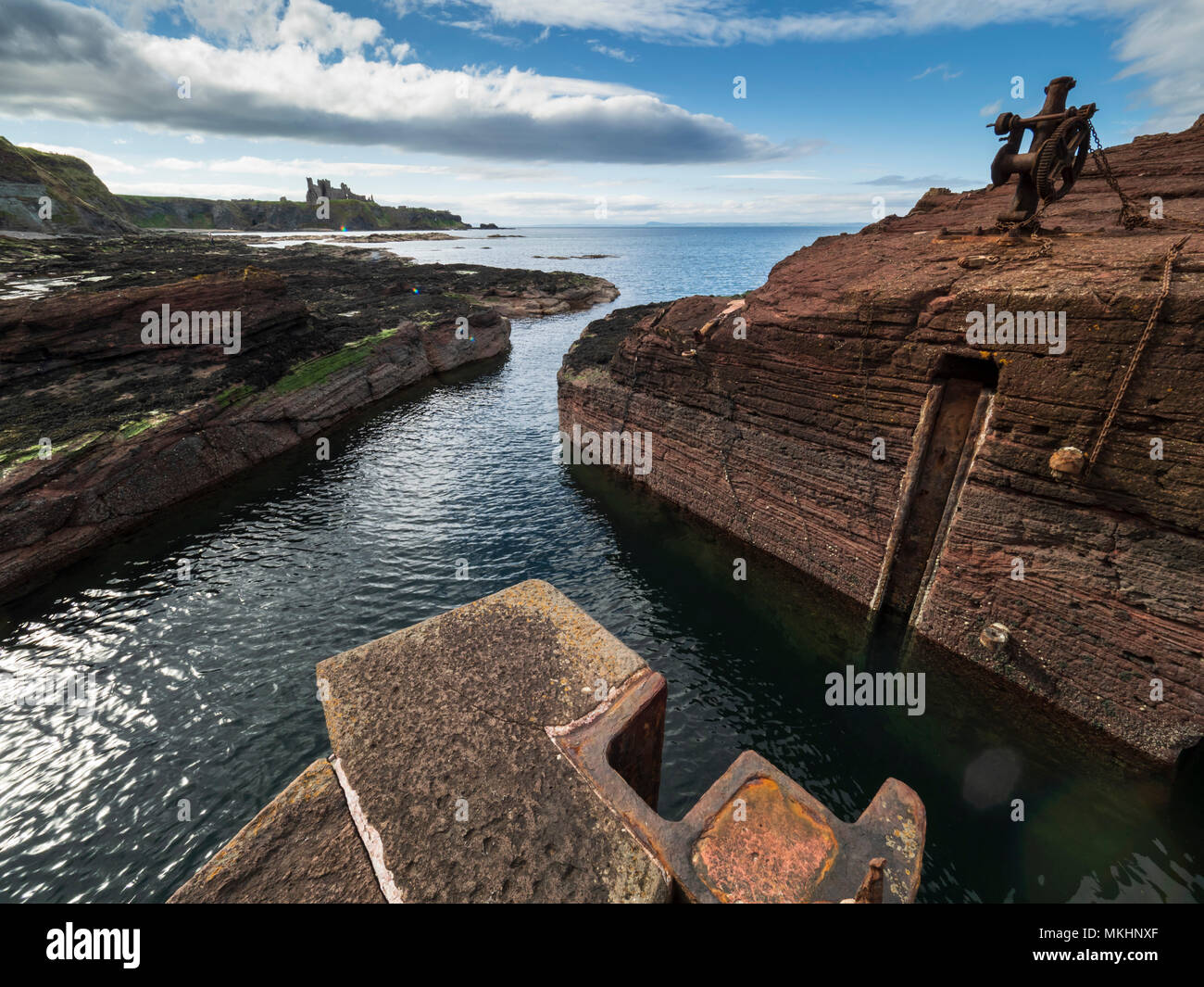 Seacliff, East Lothian, Scotland - the secret cove and location of one ...