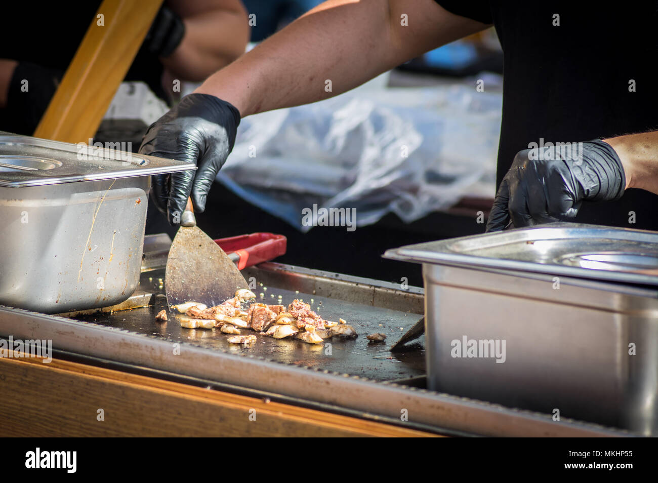 Man eating pork ribs hi-res stock photography and images - Alamy