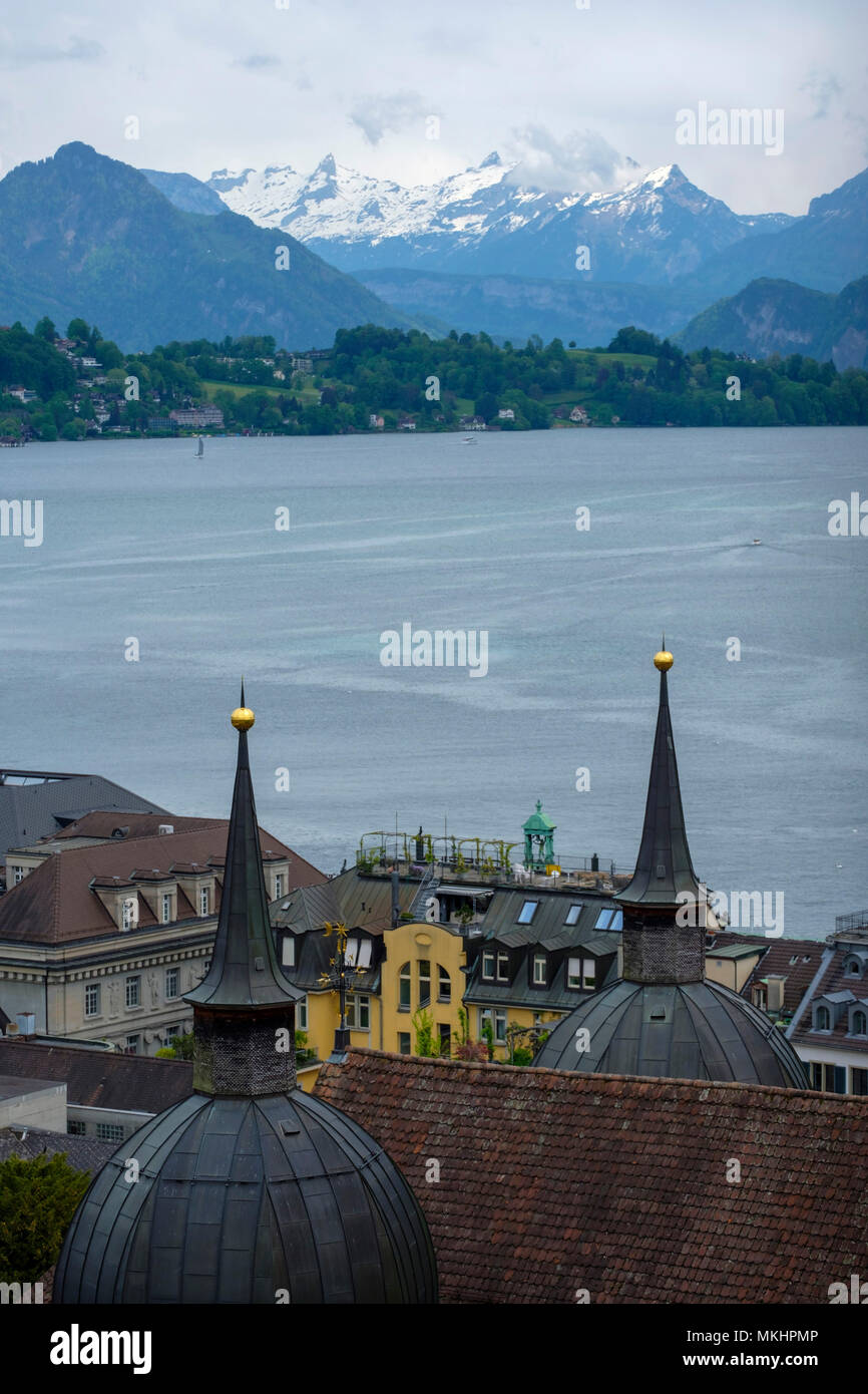 Cityscape lucerne switzerland aerial view hi-res stock photography and ...