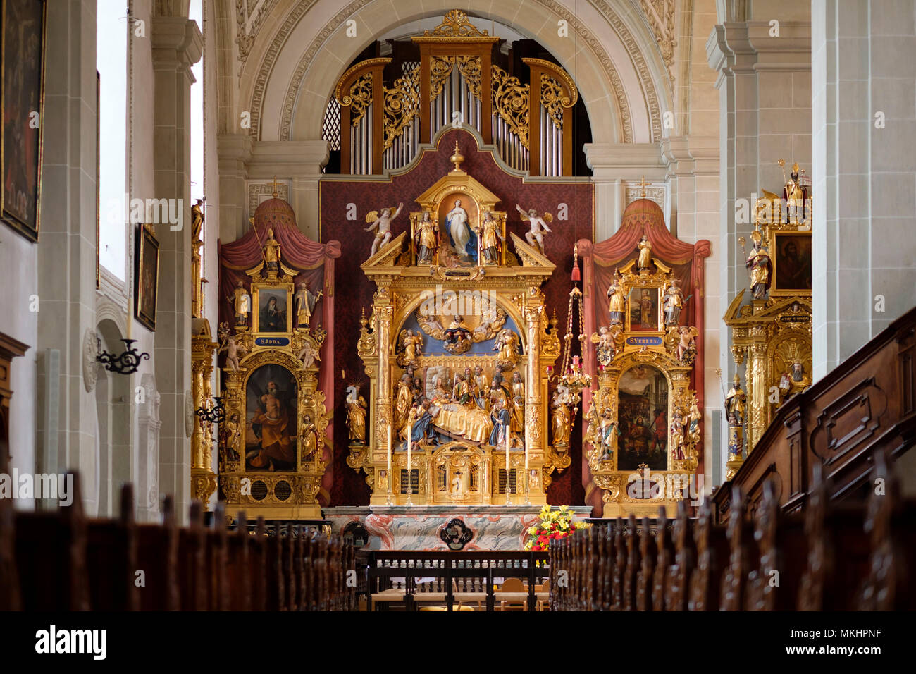 Church of St. Leodegar in Lucerne, Switzerland, Europe Stock Photo - Alamy