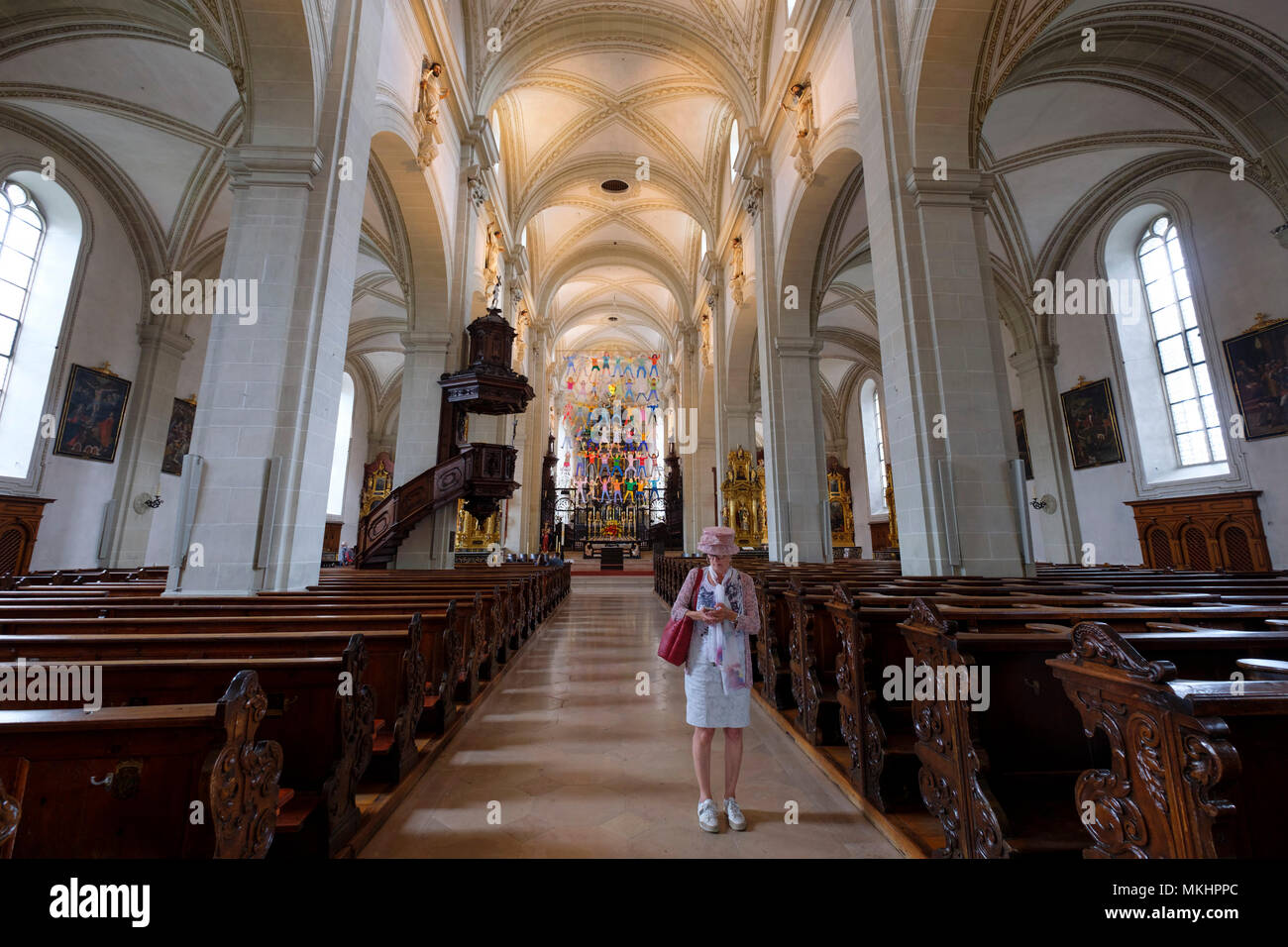 Hofkirche church interior hi-res stock photography and images - Alamy
