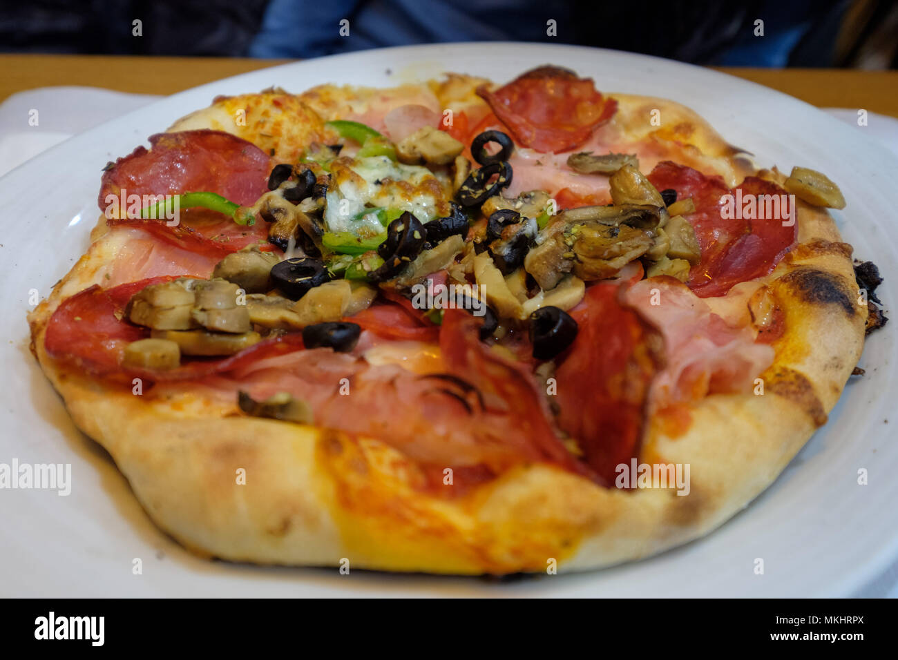 Pizza toppings slices hi-res stock photography and images - Alamy