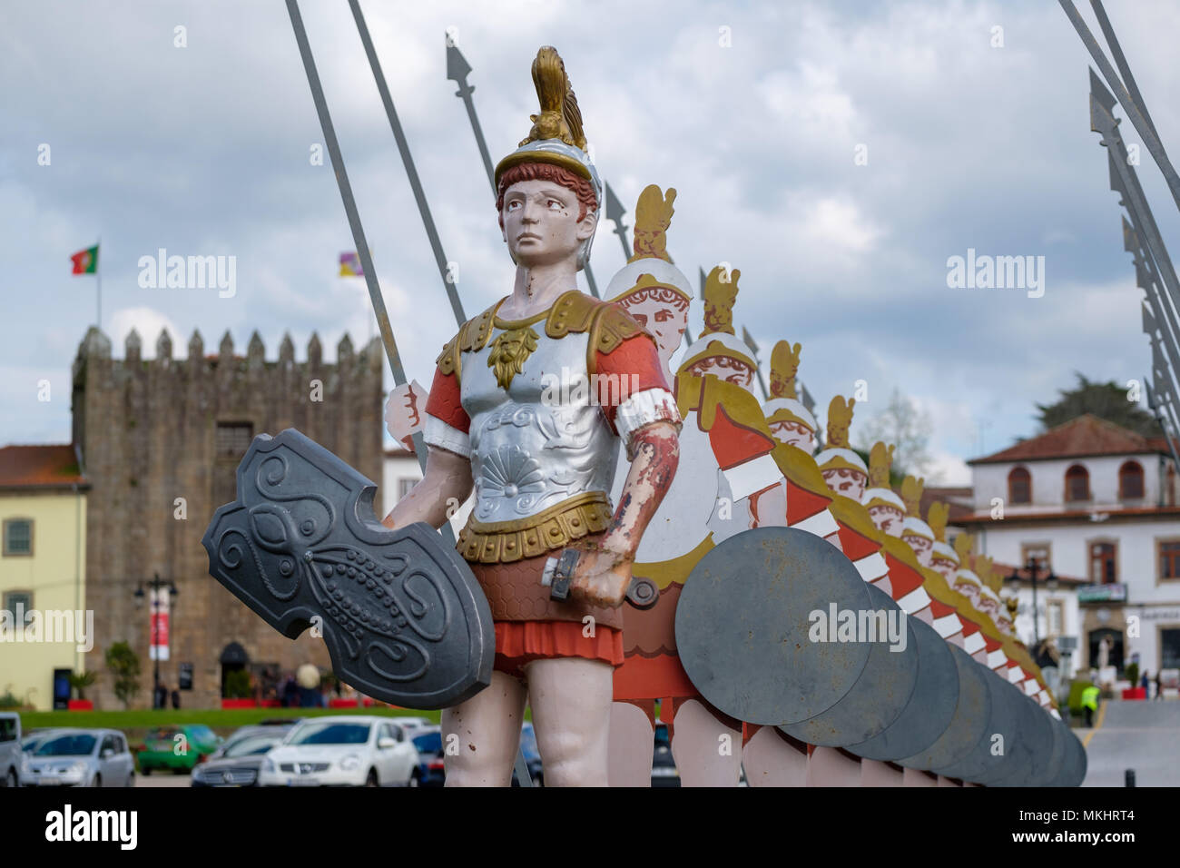 Statues of roman soldiers hi-res stock photography and images - Alamy