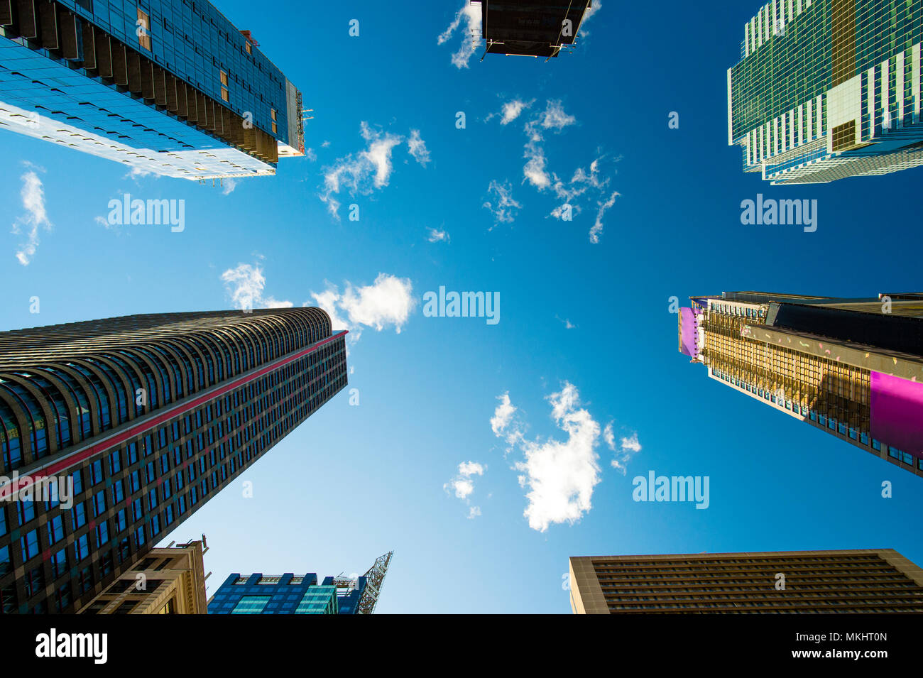 Finance skyscraper bottom view hi-res stock photography and images - Alamy