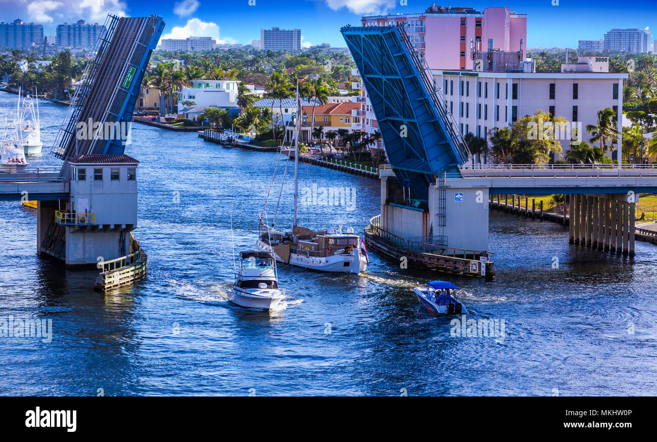 Bridge Draw Drawbridge Florida High Resolution Stock Photography and ...