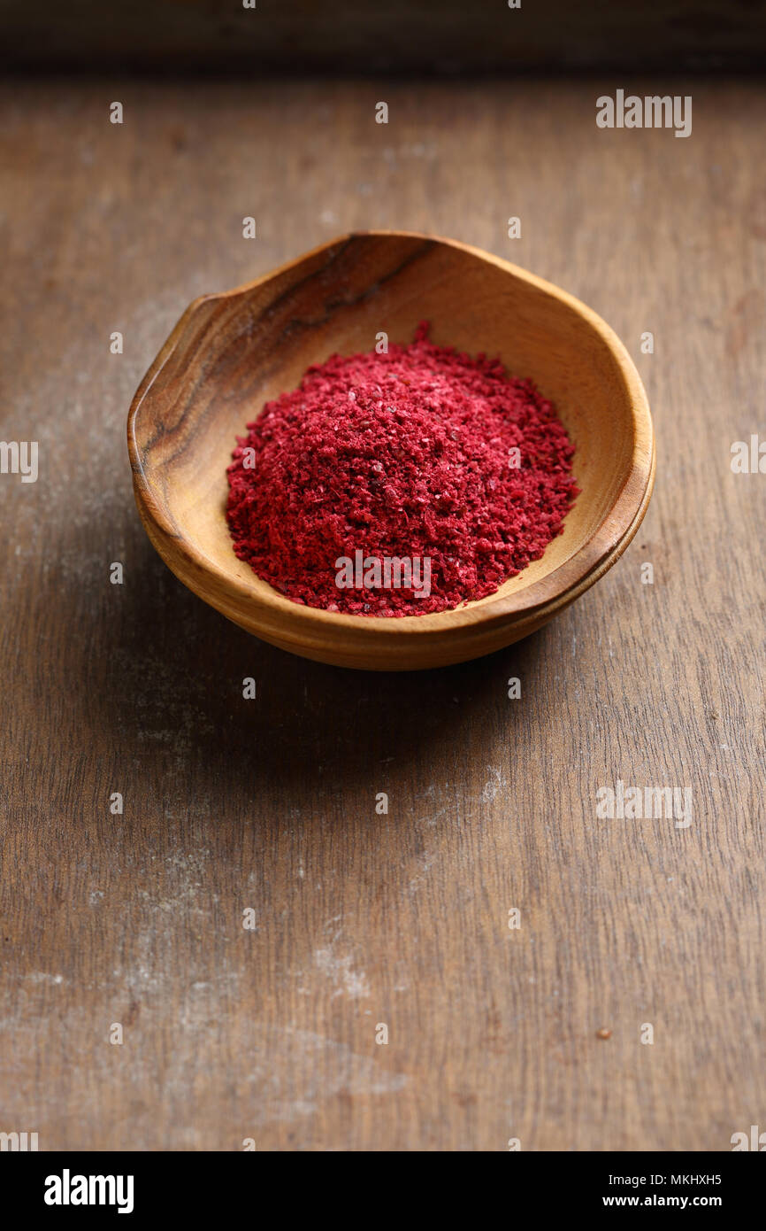 Organic sumac spice, food closeup Stock Photo - Alamy