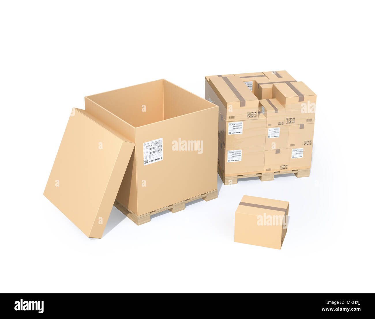 Palletization hi-res stock photography and images - Alamy
