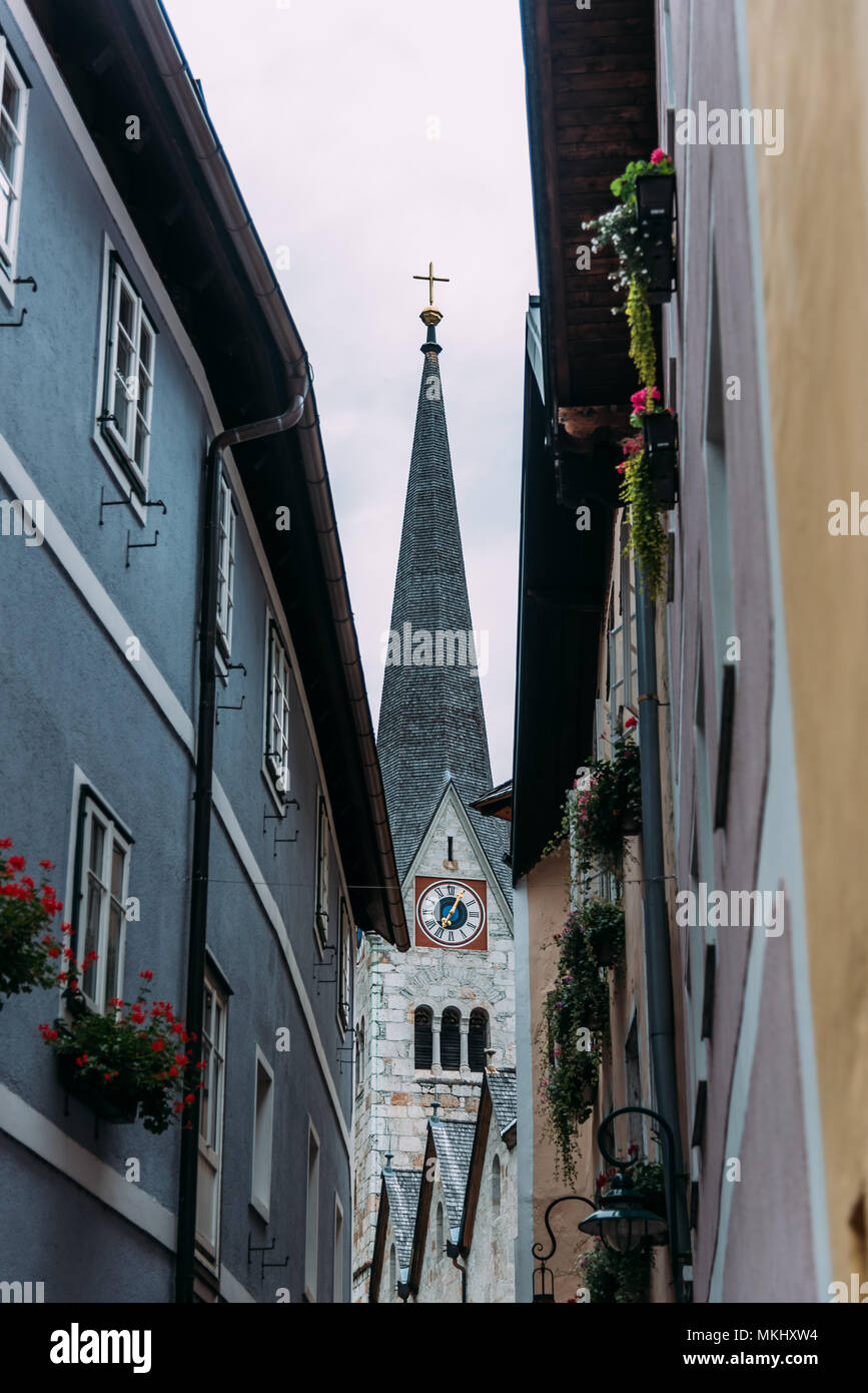 Austrian house houses town village church hi-res stock photography and ...