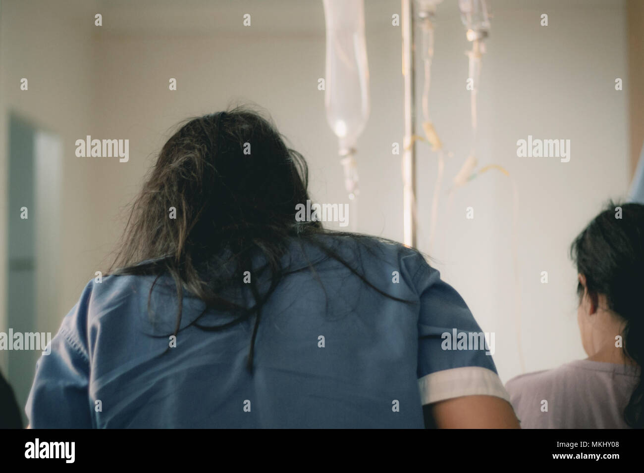 Assist patient walking nurse hi-res stock photography and images - Alamy