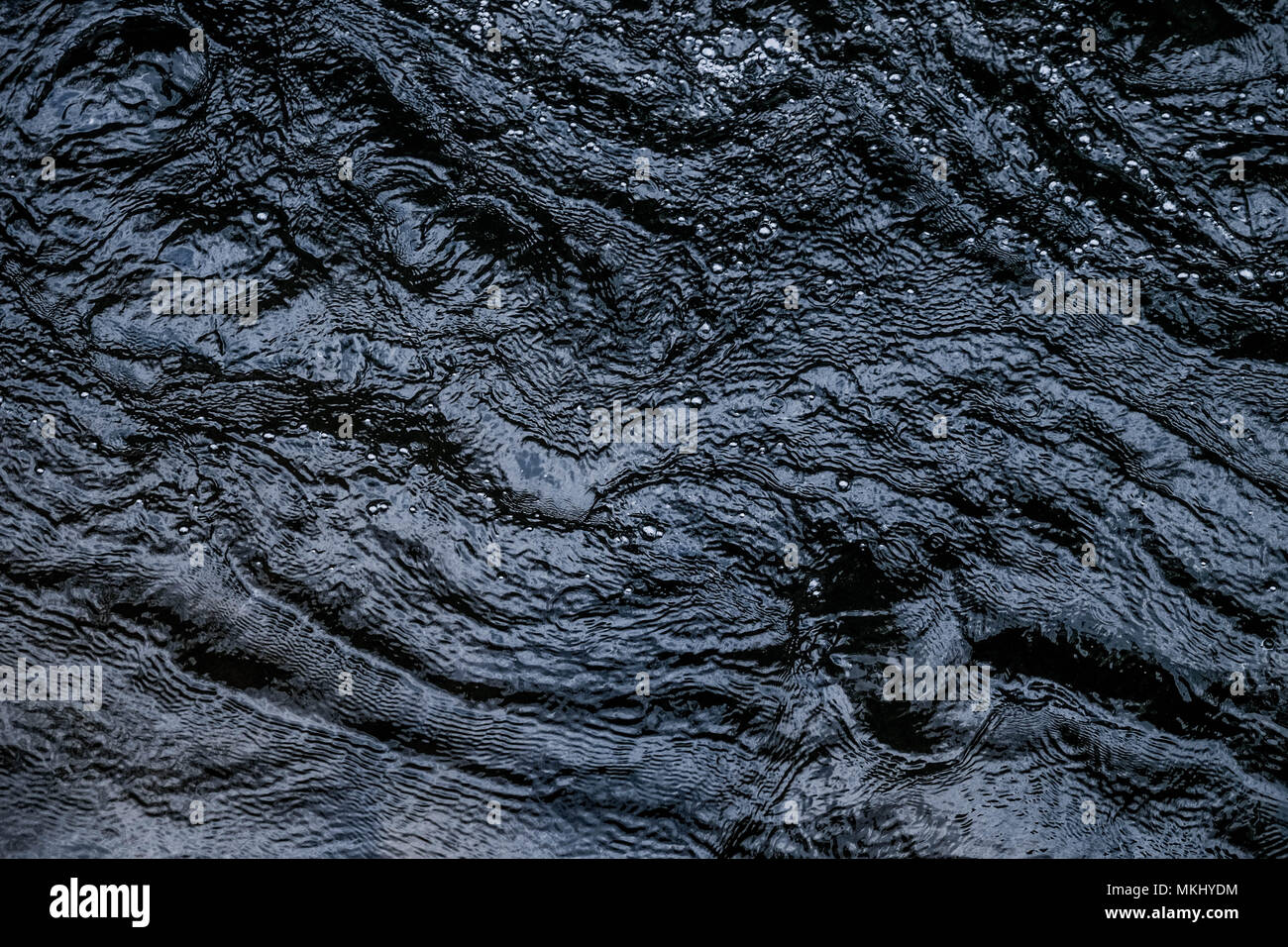 Abstract dark blue Waterfall wave water background texture Stock Photo ...