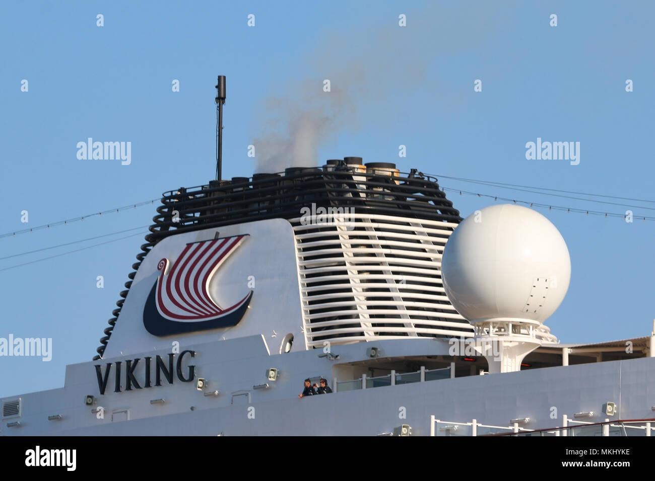 Viking Sun cruise ship pictured at Greenwich in south east London Stock ...