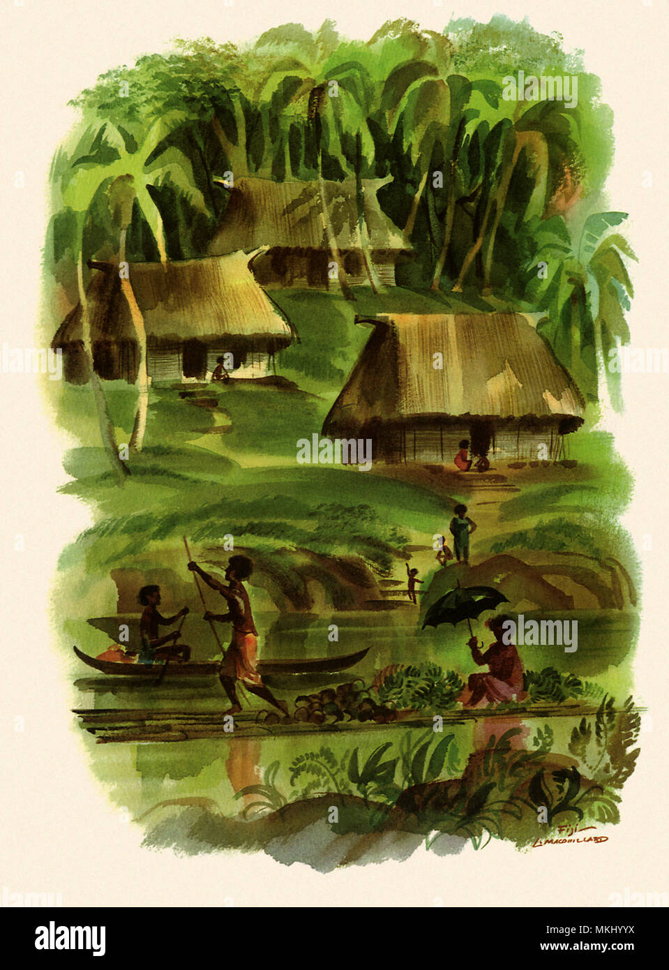 Fiji vintage hi-res stock photography and images - Alamy