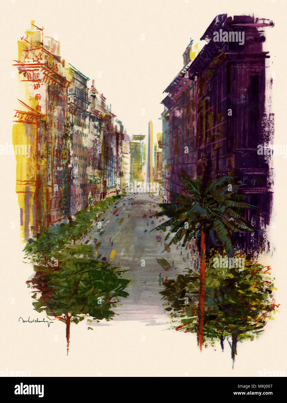 Vintage street scene hi-res stock photography and images - Alamy