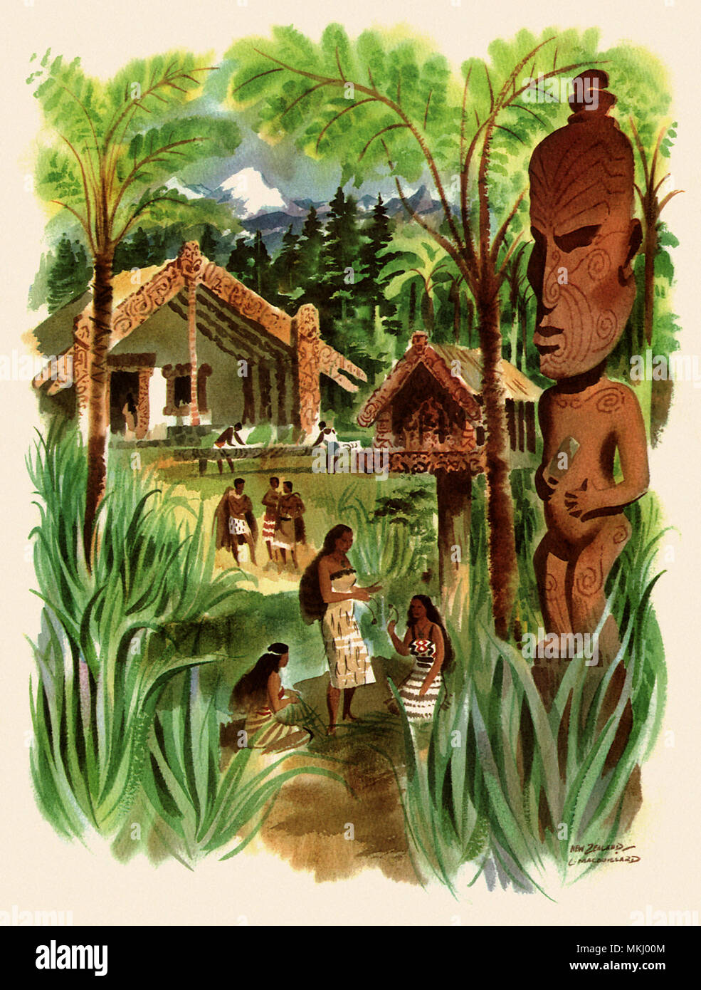 Three maori women hi-res stock photography and images - Alamy