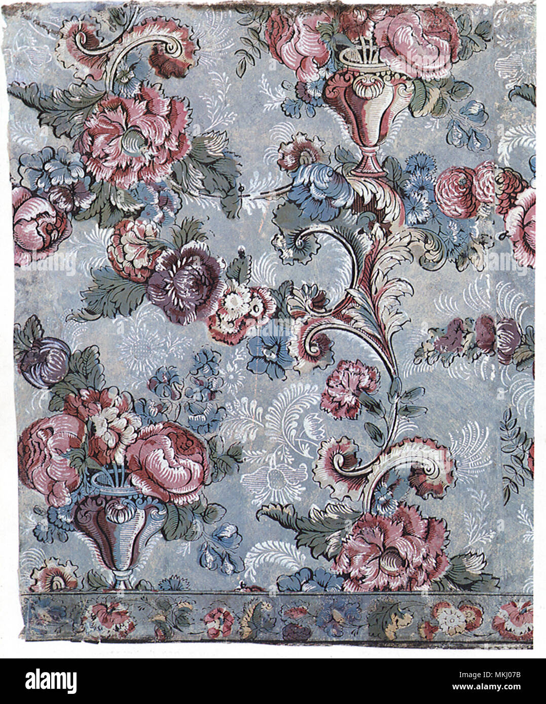 Vase and Flower Pattern Stock Photo - Alamy