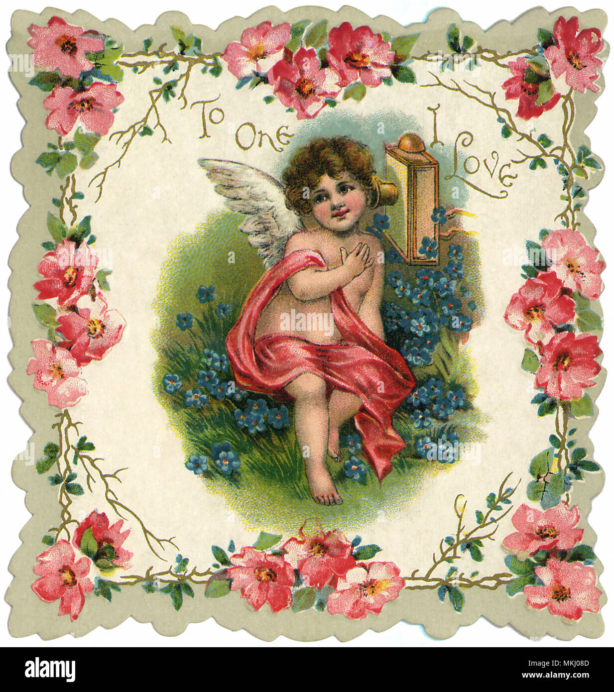 Pink cherub hi-res stock photography and images - Alamy