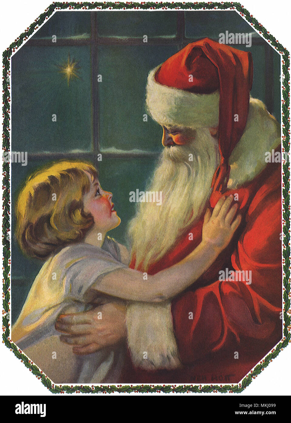 Santas greeting hi-res stock photography and images - Alamy