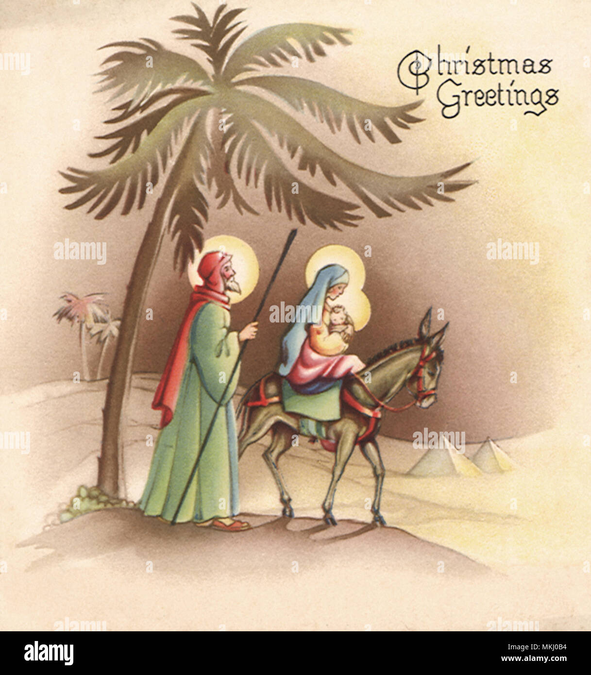 Flight into Egypt Stock Photo - Alamy