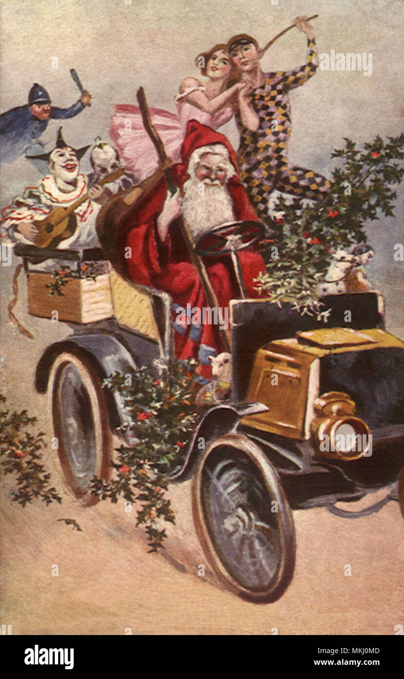 Santas road hi-res stock photography and images - Alamy