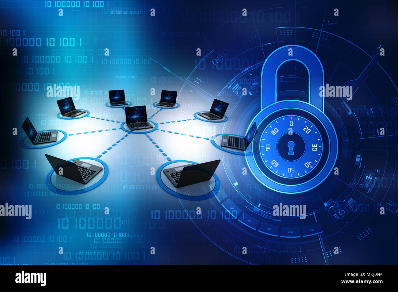 3d rendering Computer network, Global Internet Concept Stock Photo - Alamy