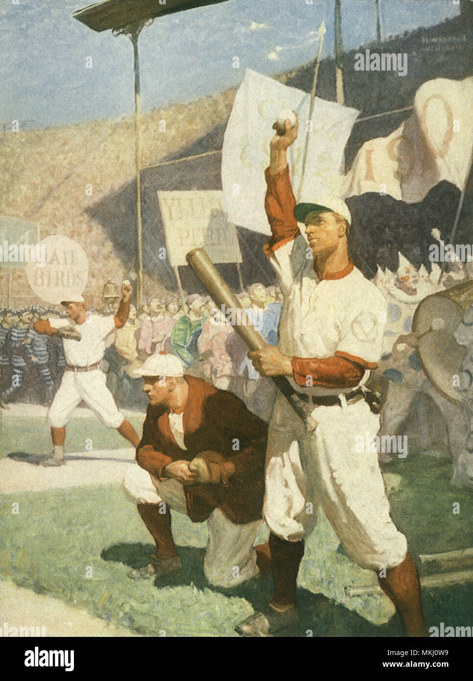 Vintage baseball player hi-res stock photography and images - Alamy