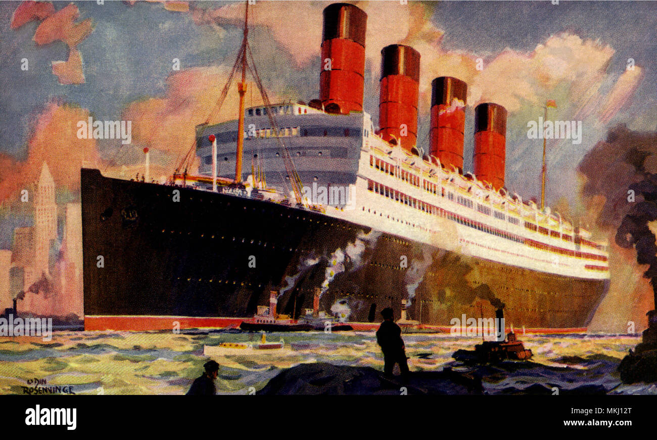Classic ocean liners hi-res stock photography and images - Alamy