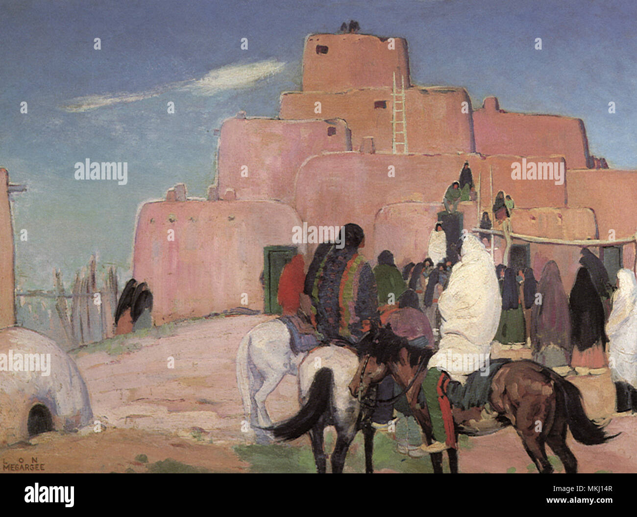 Pueblo west hi-res stock photography and images - Alamy