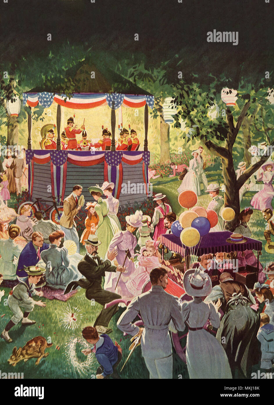 Fourth of July Fair Stock Photo - Alamy