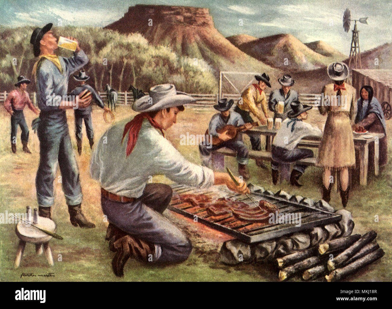 Indian cowboy hi-res stock photography and images - Alamy