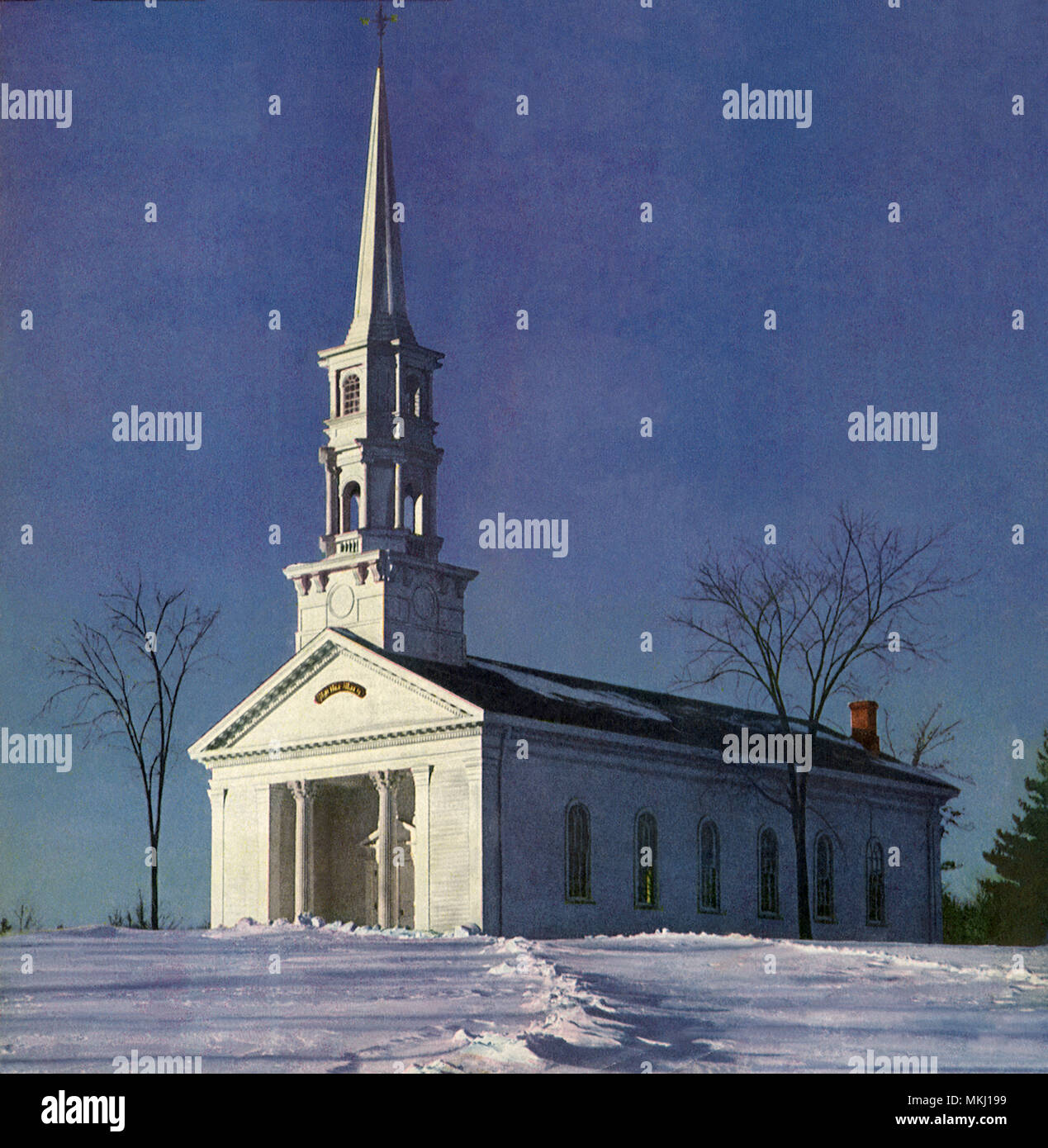 White church hi-res stock photography and images - Alamy