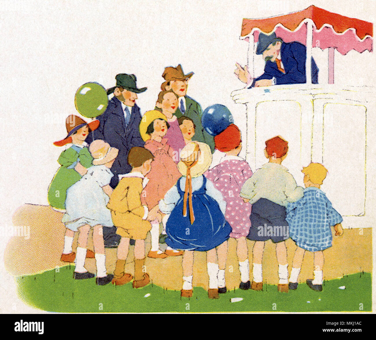 Children at the Circus Stock Photo - Alamy